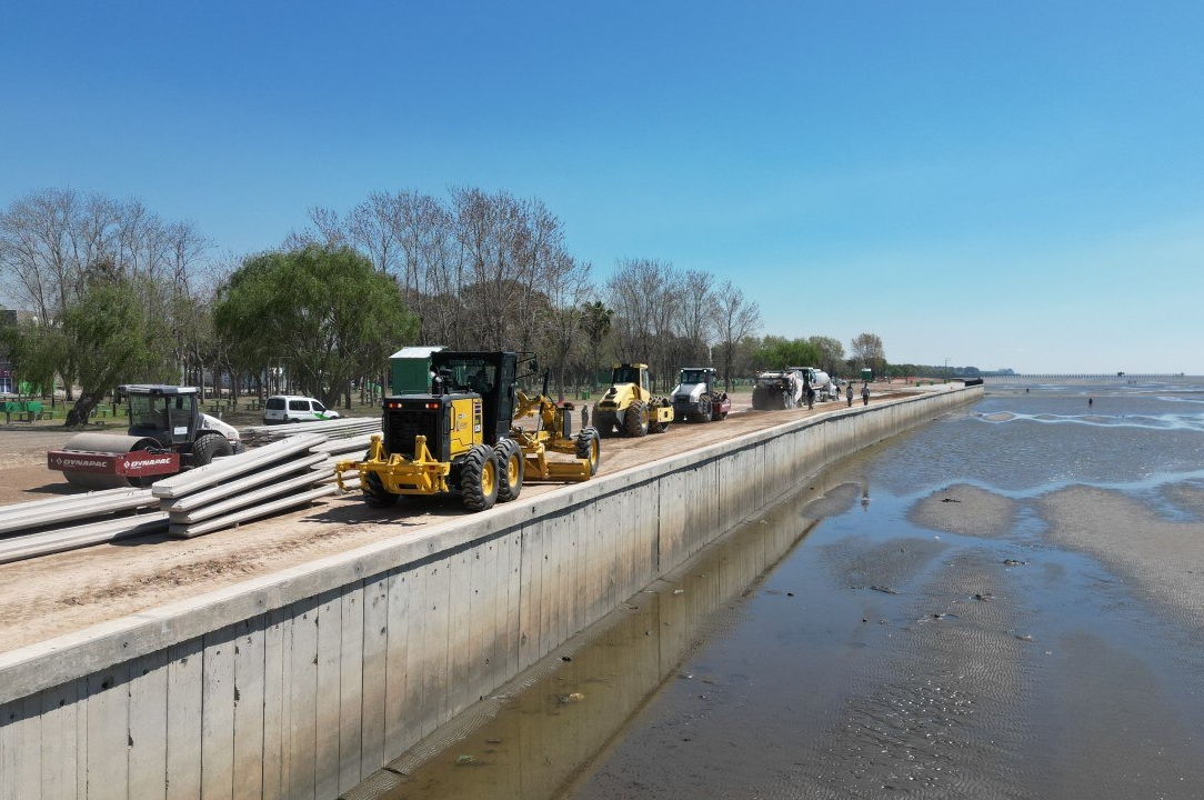 PUNTA LARA: AVANZA EL TABLESTACADO DEL PARQUE COSTERO – Municipalidad ...